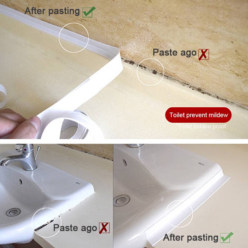 Oil Proof Waterproof Tape Strip Kitchen Sink Paste... – Vicedeal