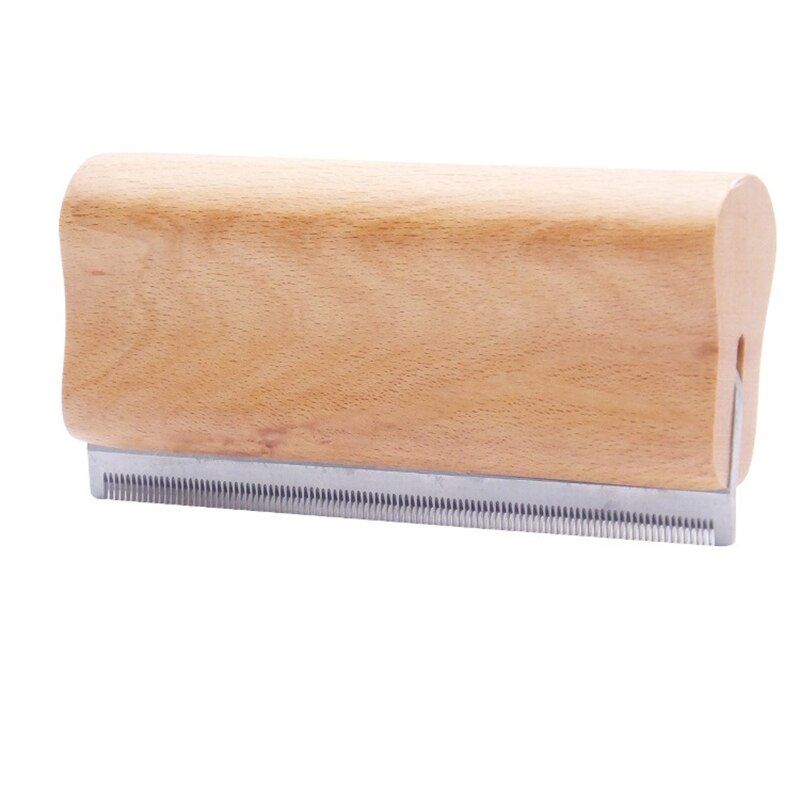 Wood Groom Brush, Deshedding Grooming Tool, Pet Wo... – Grandado