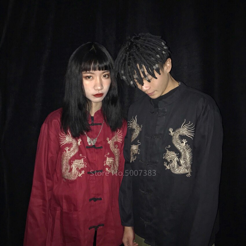 Chinese Traditional Clothes Dragon Embroidery Tang... – Grandado