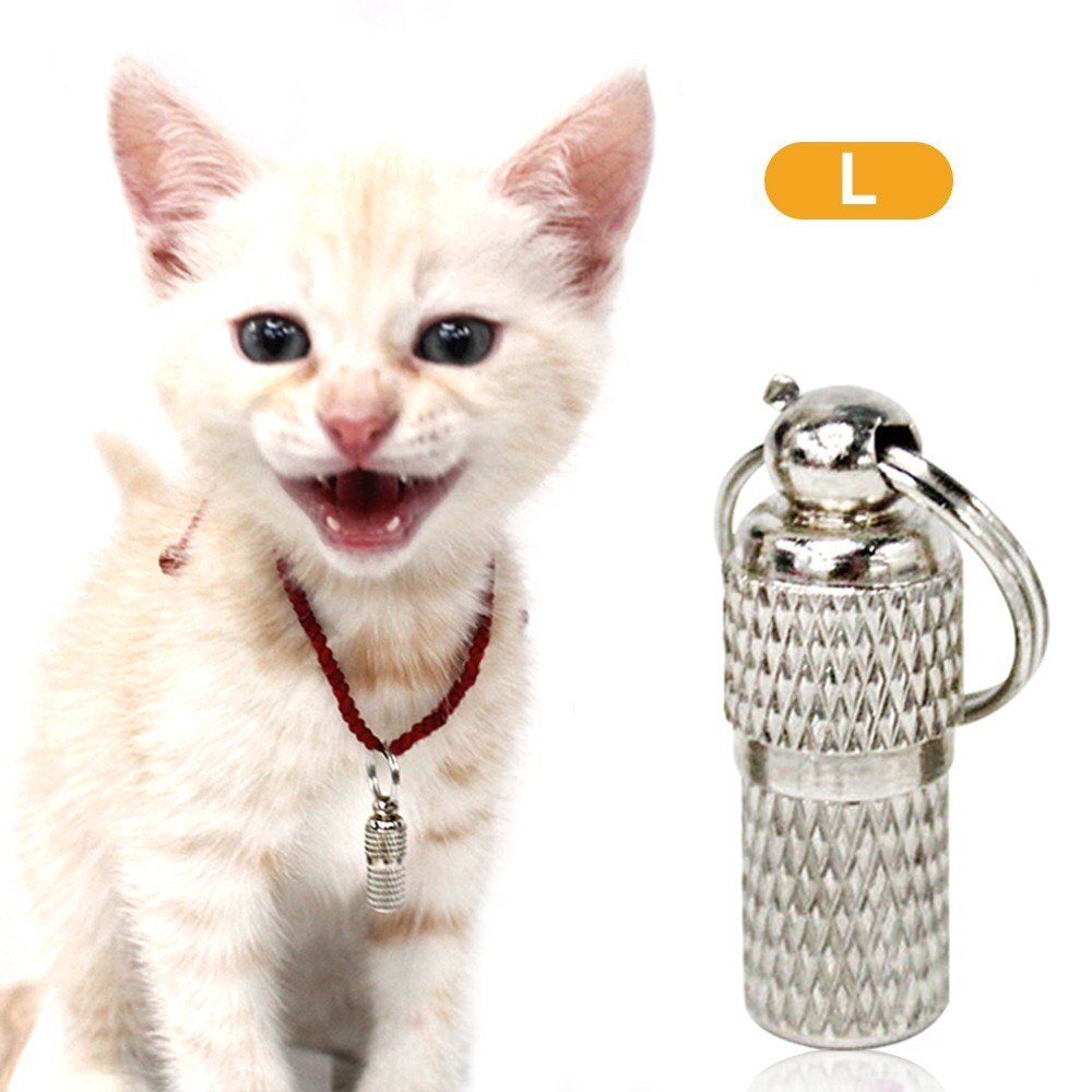 Pet Hond Kat Id Tag Buis Huisdier Naam Adres Telef... – Grandado