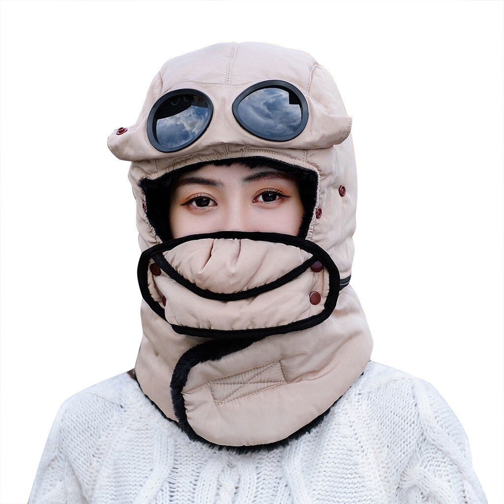 Men Women Ski Mask Beanie Cap Face Mask Winter Hun... – Grandado
