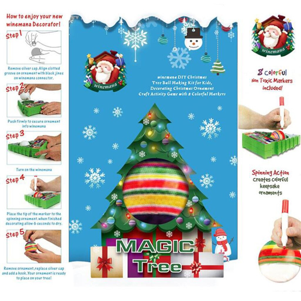 Magic Tree Diy Christmas Tree Decoration Kit Elect... – Grandado