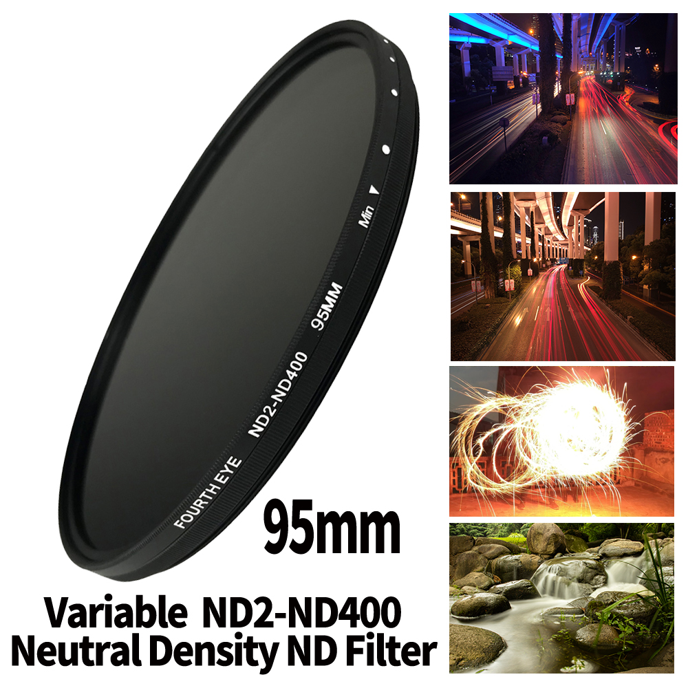 ND Lens 95mm Variable ND2-ND400 Neutral Density Fi... – Grandado