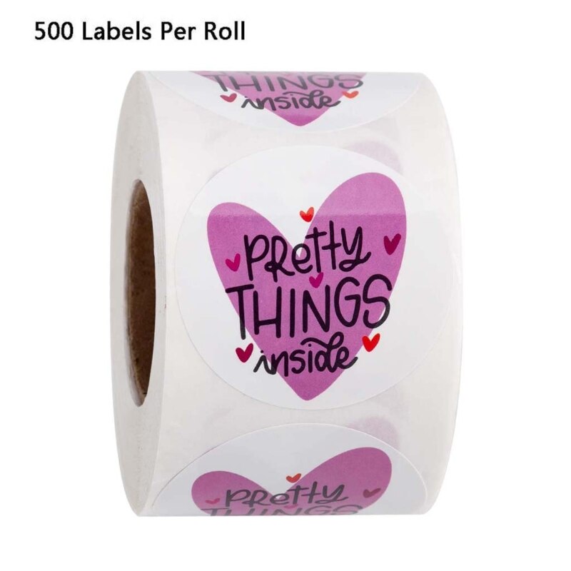 500pcs Homemade with Love Stickers Round Seal Labe... – Grandado
