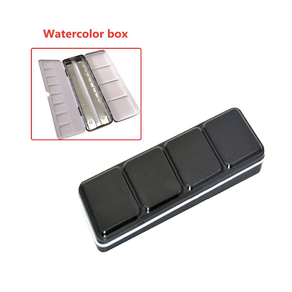 Metal Empty Solid Watercolor Box Case Tin for 24 C... – Vicedeal