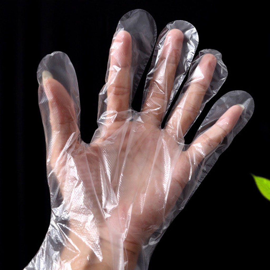 100PCS/Set Food Plastic Gloves Disposable Gloves f... – Vicedeal