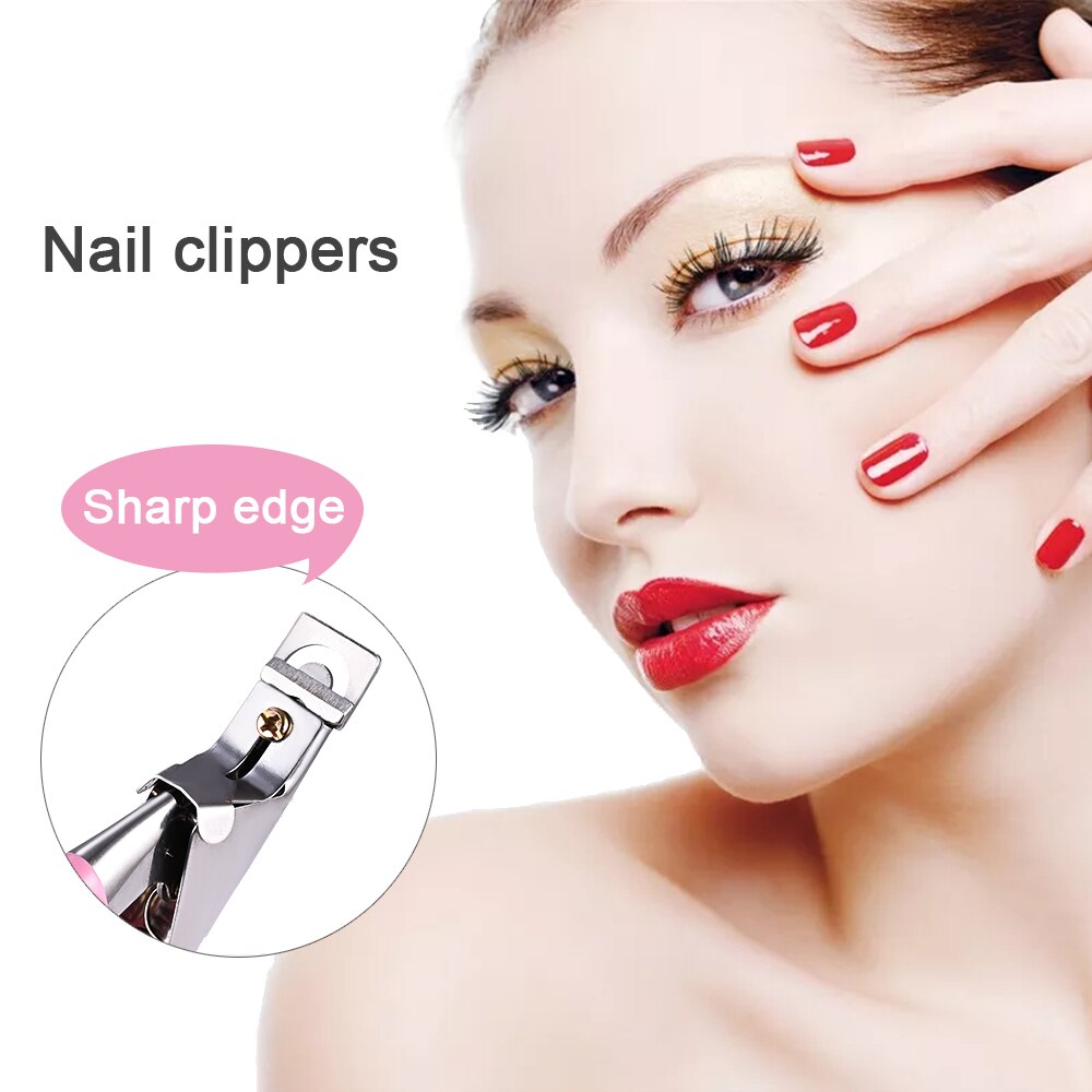 Nail Art Clipper Type U One Word False Tips Edge C... – Grandado