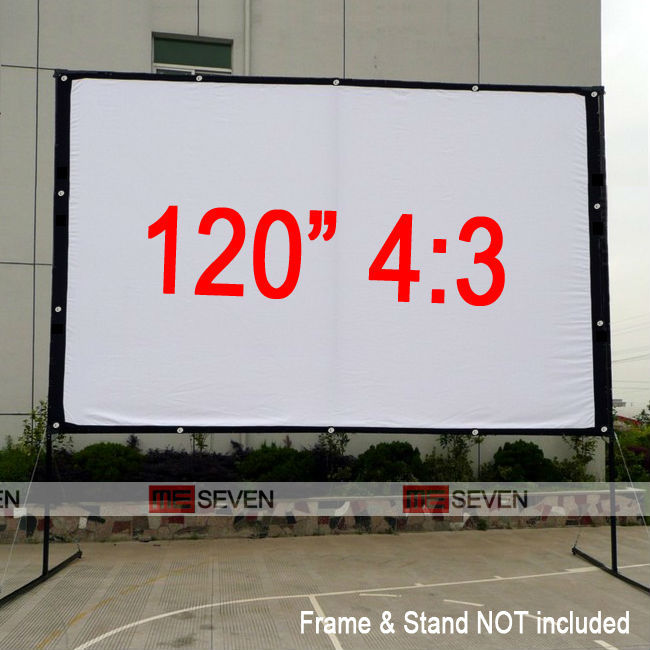 120 inches 4:3 Big Size HD Canvas Projection Scree... – Vicedeal