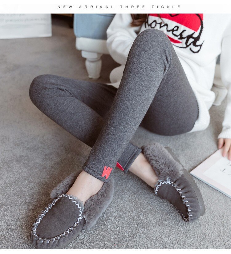 Winter Pregnant women's leggings Plus velvet thick... – Grandado