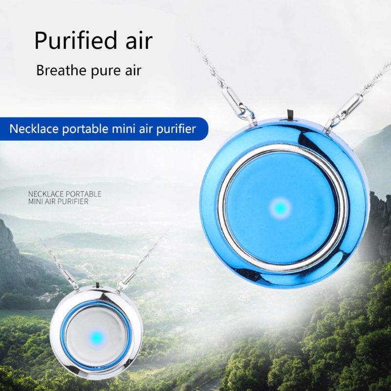 Air Purifier USB Portable Wearable Necklace Negati... – Grandado