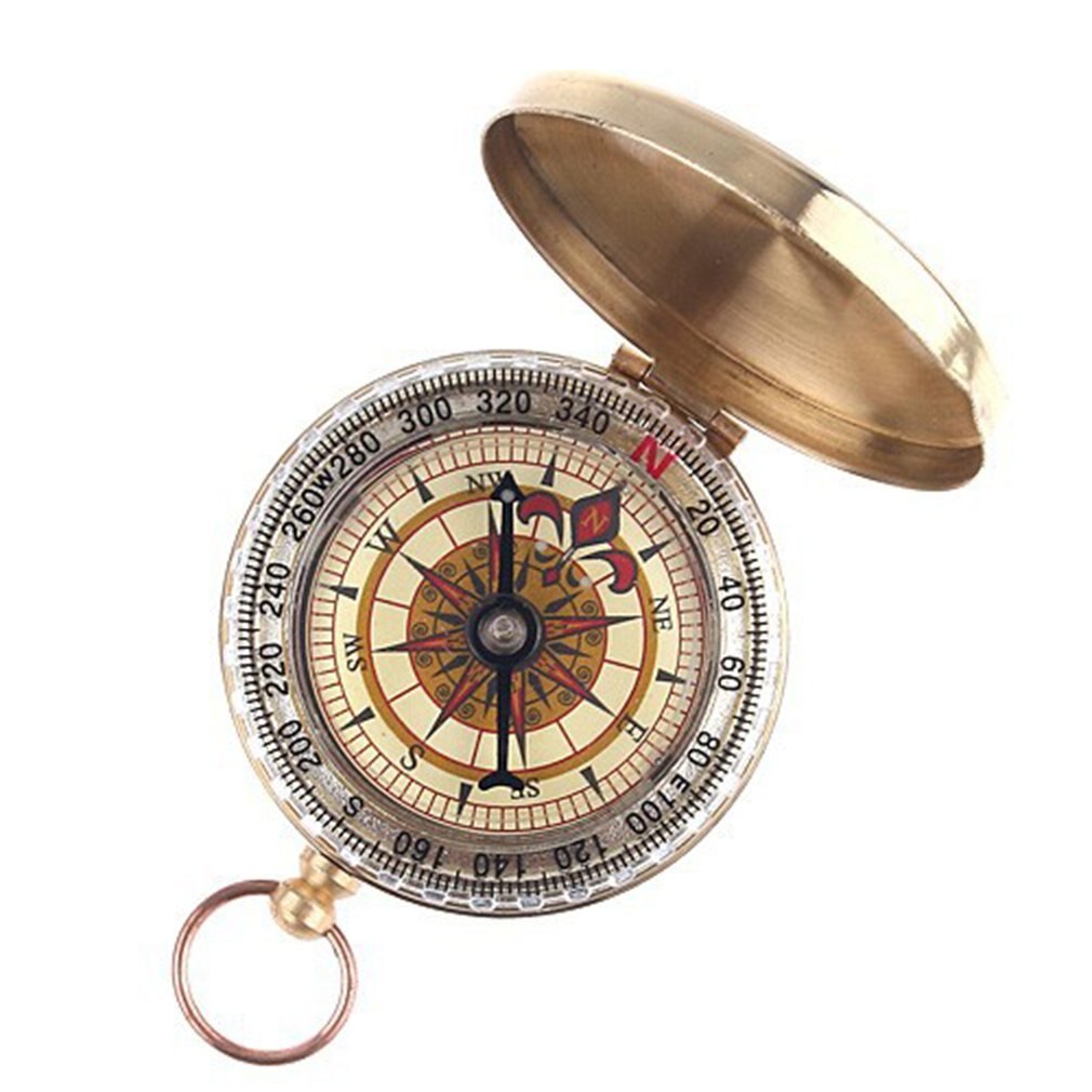 Copper Case Compass Dial Luminous North Hand Metal... – Grandado