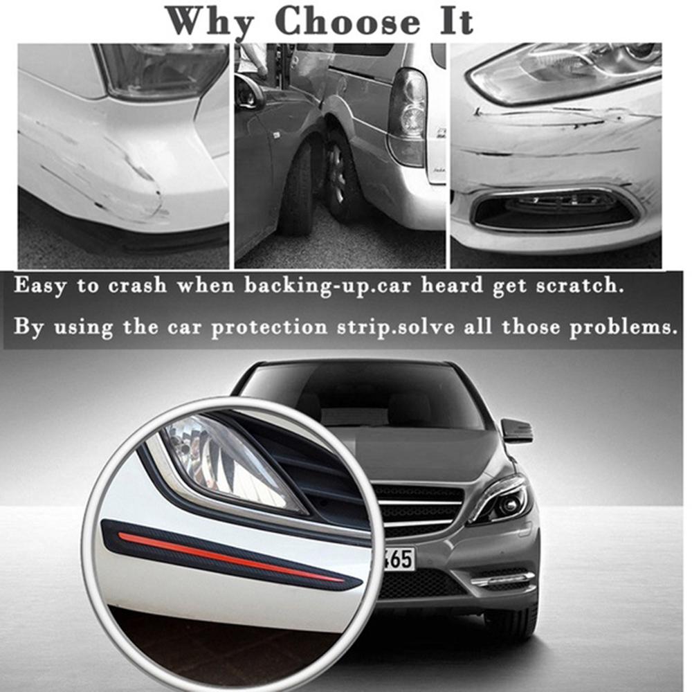 2pcs Car Sticker Bumper Protection Front Rear Edge... – Grandado