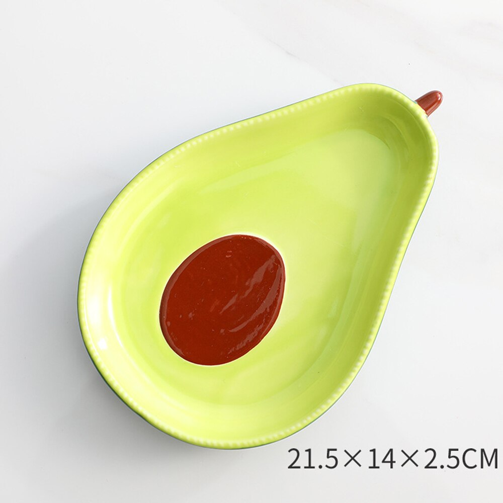 Home Novelty Avocado Carrot Plate Candy Fruit Sala... – Grandado