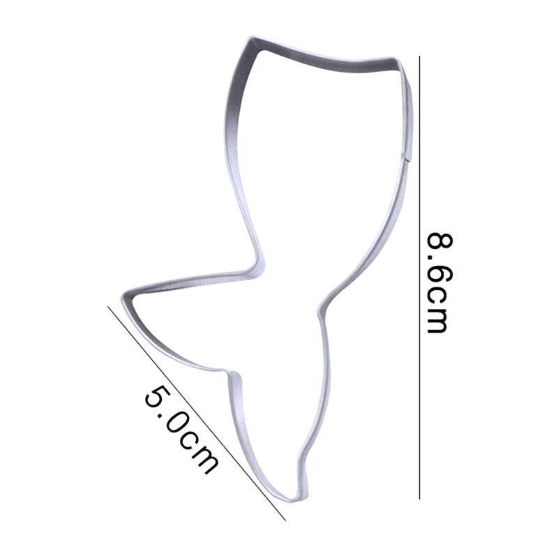 1pc Mermaid Tail Cutter Cookie Stainless Steel DIY... – Grandado