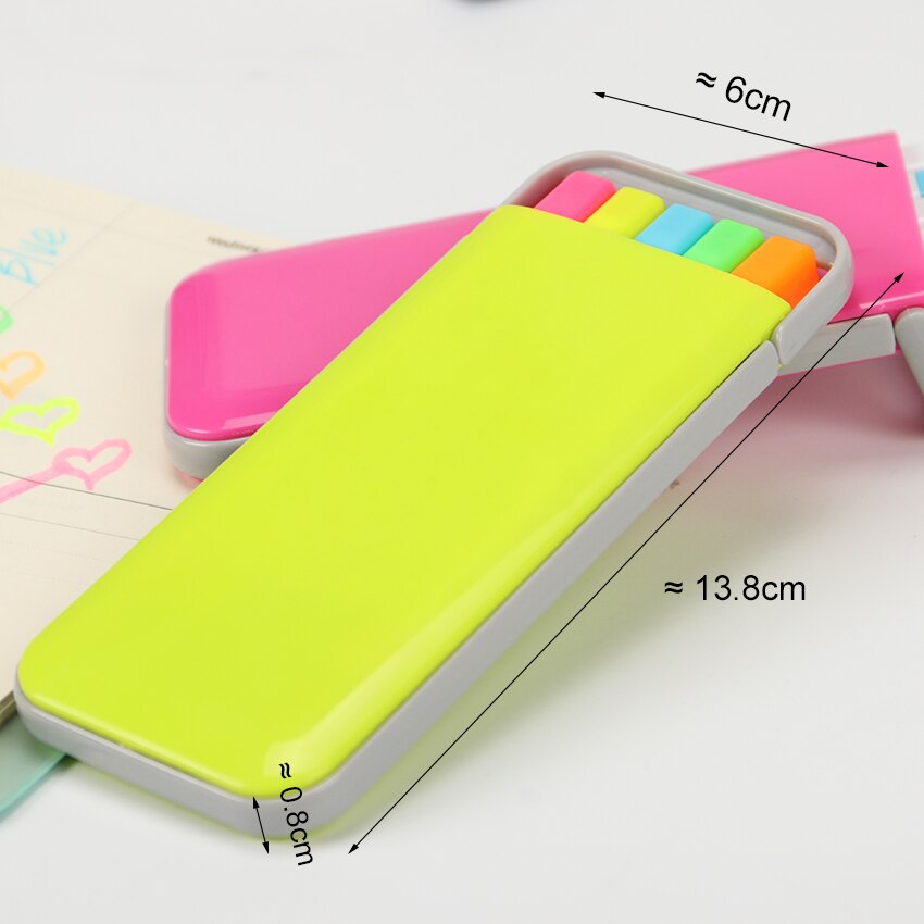 5PCS/set Mini Highlighter Pen Candy Colors Needle ... – Vicedeal