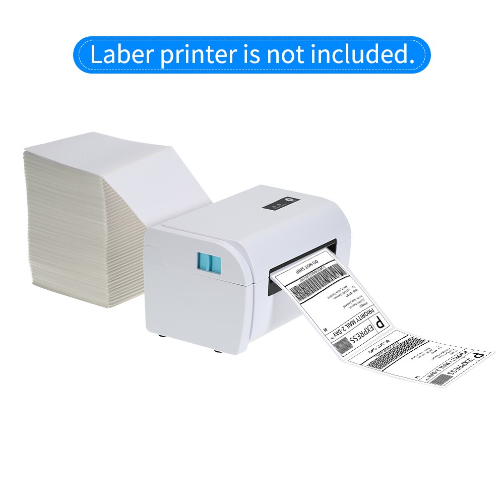 1000 Sheets Fan-Fold Direct Thermal Labels Label P... – Grandado