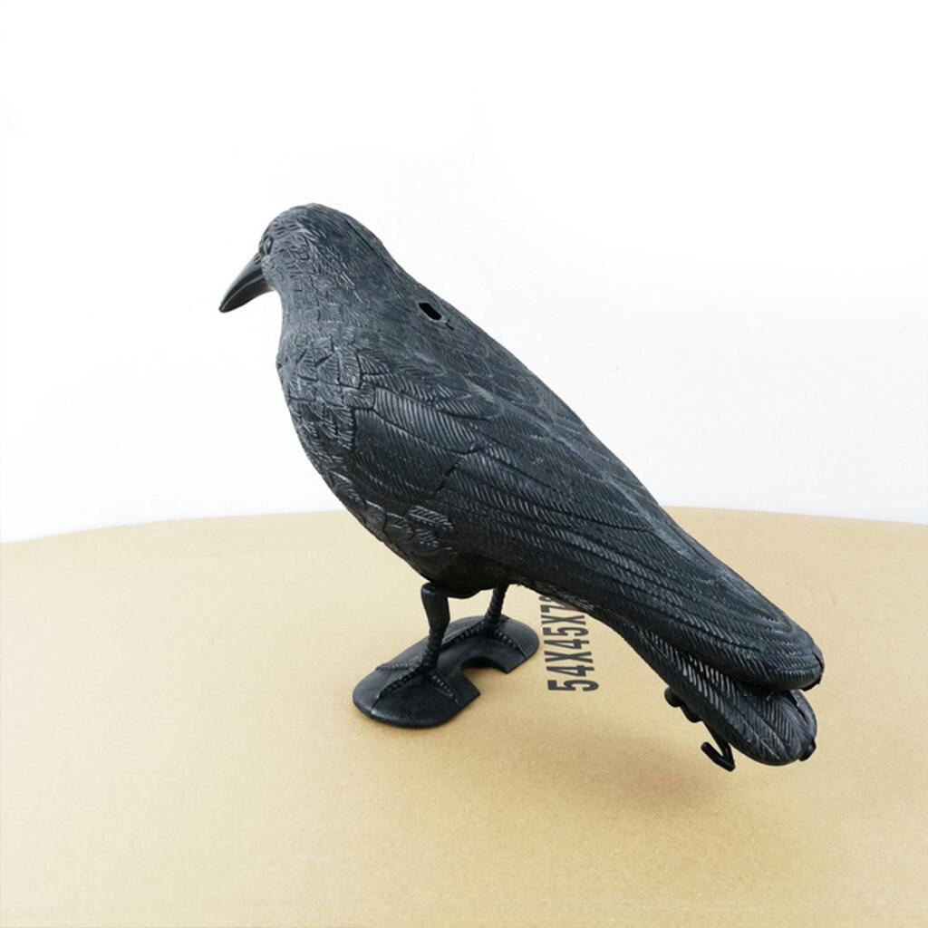 Garden Decors Lifelike Crow Decoys Raven Decoying ... – Grandado