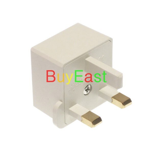 5 X US/EU to UK AC Plug Travel Adapter Convert EU/... – Grandado
