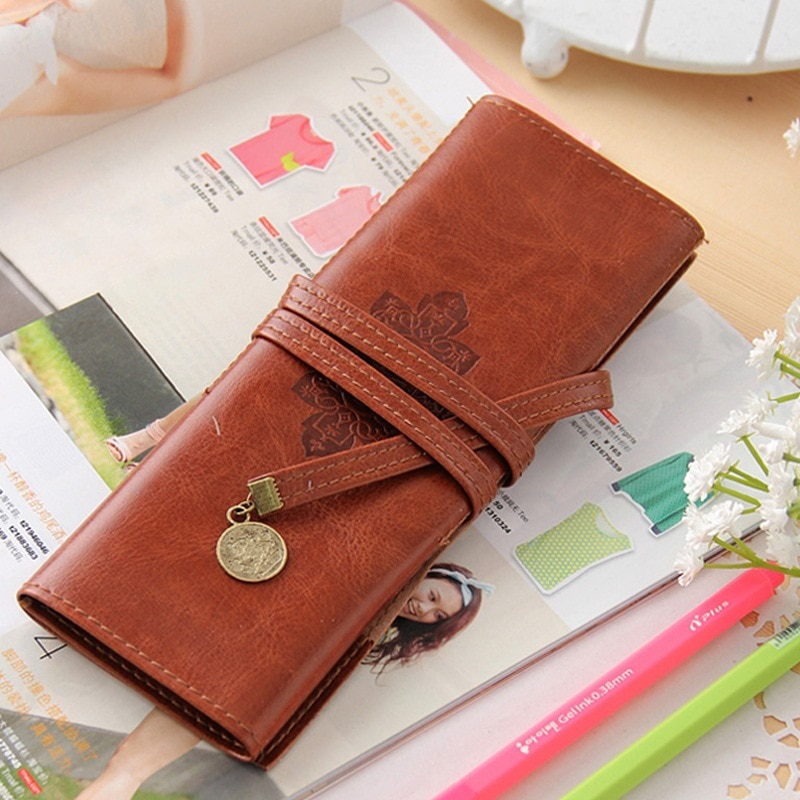 Vintage Leather Twilight Saga Pencil Pouch Vampire... – Grandado