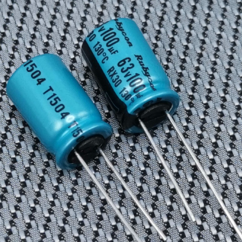 20PCS NEUE RUBYCON RX30 63V 100UF 10X16MM Elektrol... – Vicedeal