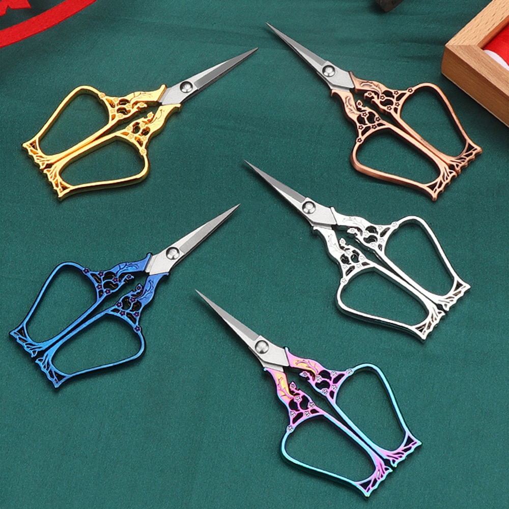 2022 Vintage European Style Embroidery Sewing Scis... – Vicedeal