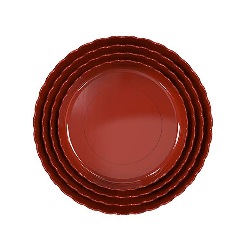 10Pcs Plastic Flower Pot Trays Round Flower Pot Dr... – Grandado