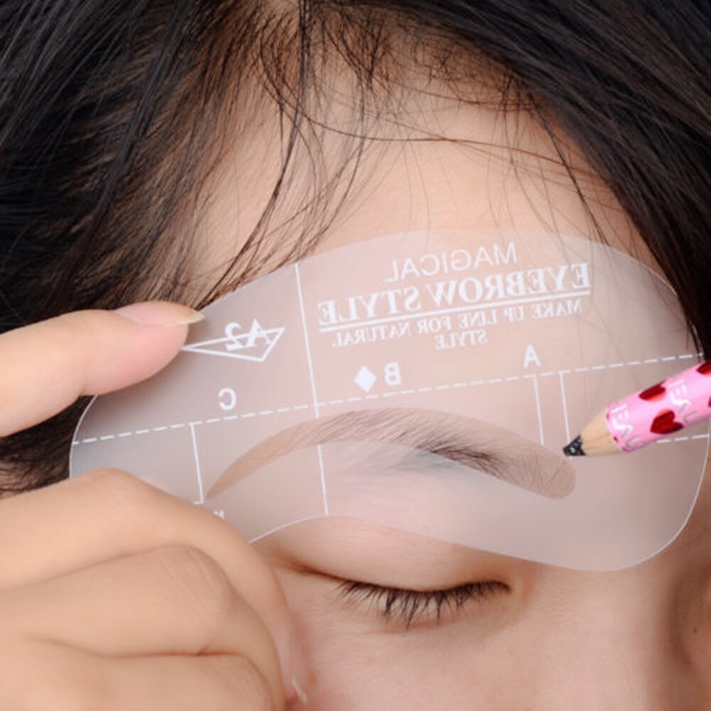 24pcs/Set Plastic Natural Eye Brow Shaping Painted... – Vicedeal