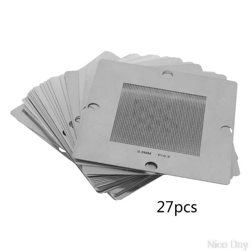 10/27Pcs/set 90x90mm Universal BGA Reballing Stenc... – Grandado