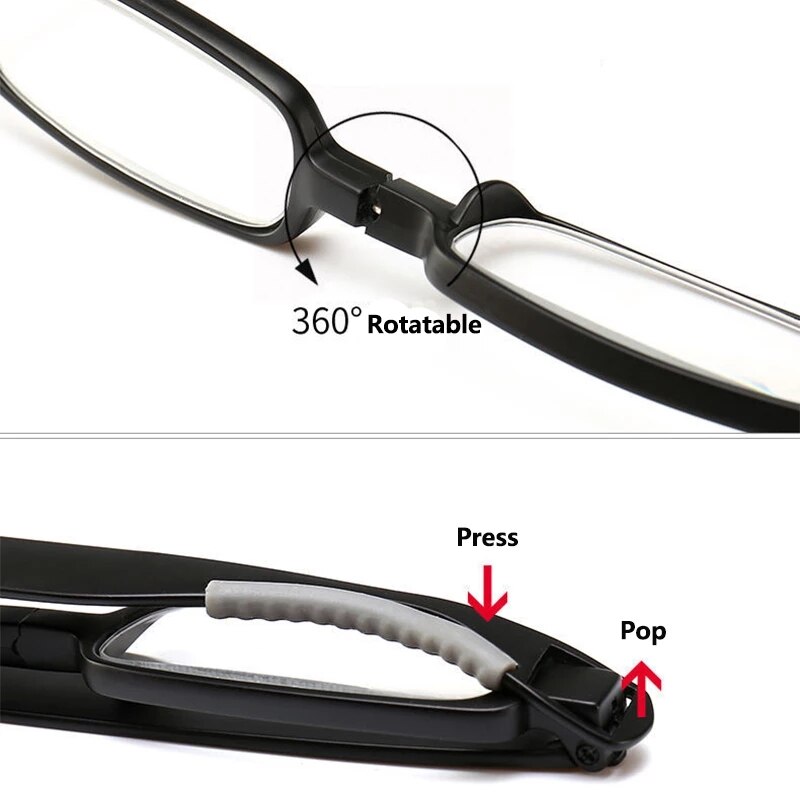 NONOR 360 grados de rotación gafas de lectura de T... – Grandado
