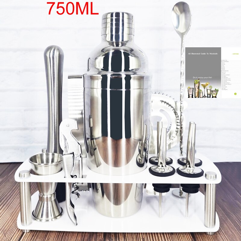 Stainless Steel Cocktail Shaker With Wine Rack 550... – Vicedeal