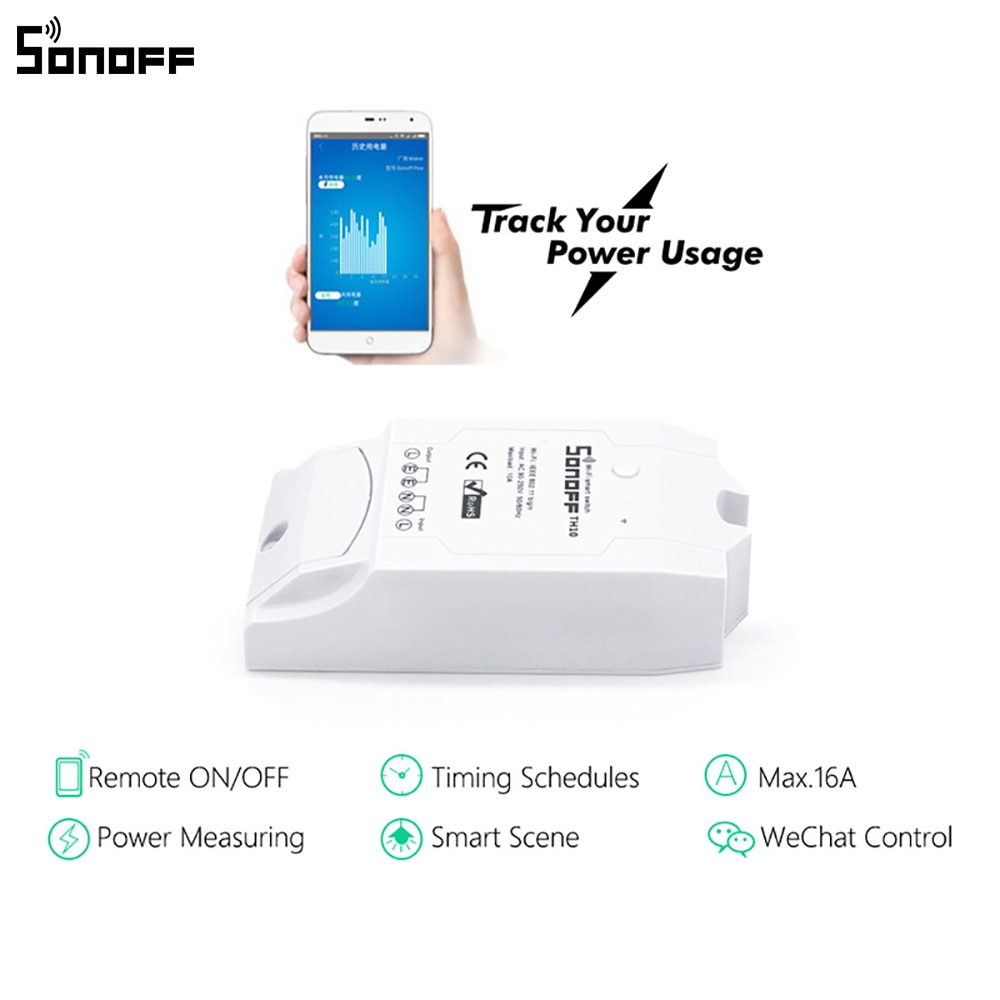 Sonoff Pow Smart Wifi Schalter Controller Mit Echt... – Vicedeal