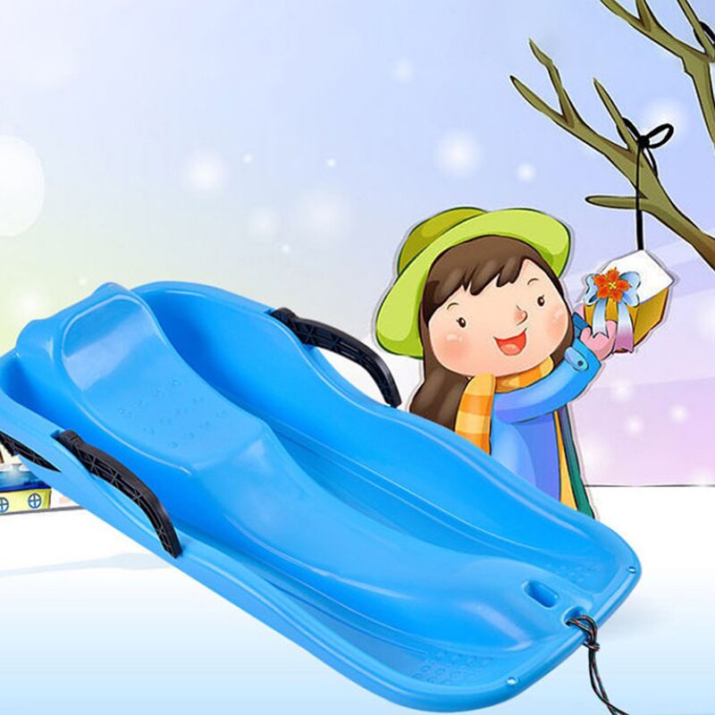 1PC Durable 65x40cm Snow Sled Heavy Duty Sledge Wi... – Grandado