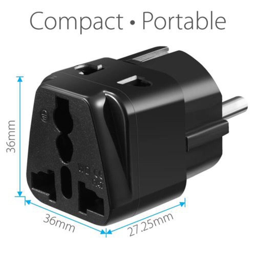 Universele 16A Grond Koper CE 2 in 1 AU UK VS naar... – Vicedeal