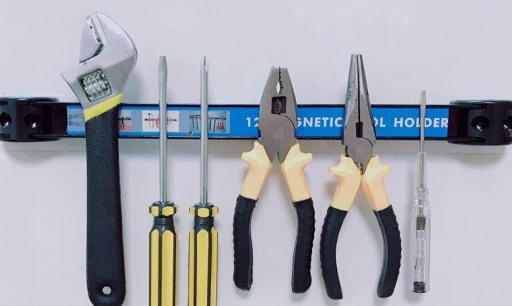 Magnetic Tool Holder Bar Organizer Storage Rack To... – Grandado