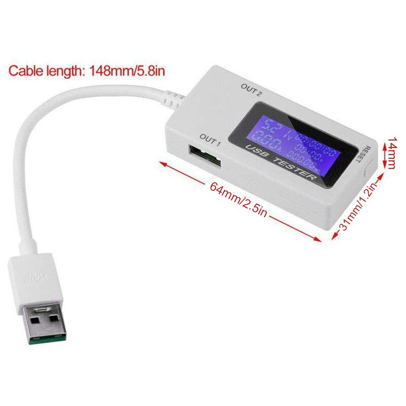 KWS-1705B USB Digital Meter Multimeter Multifuncti... – Grandado
