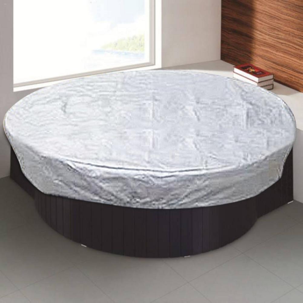 Outdoor SPA Tub Cover Swimming Pool Dust Round Cov... – Grandado