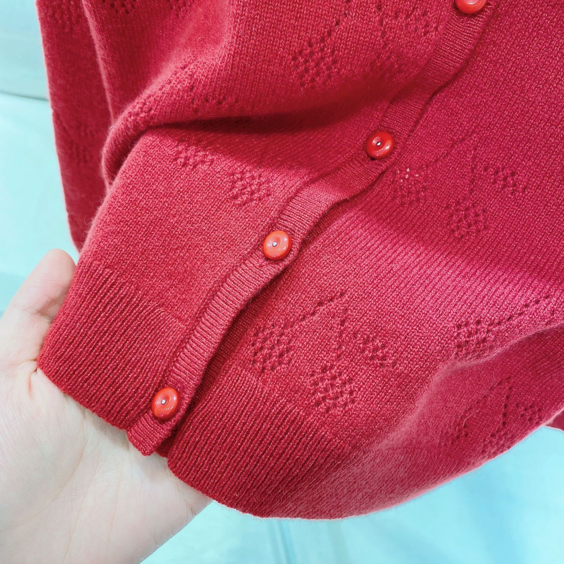 Kids jacket children clothes solid red colour cher... – Grandado