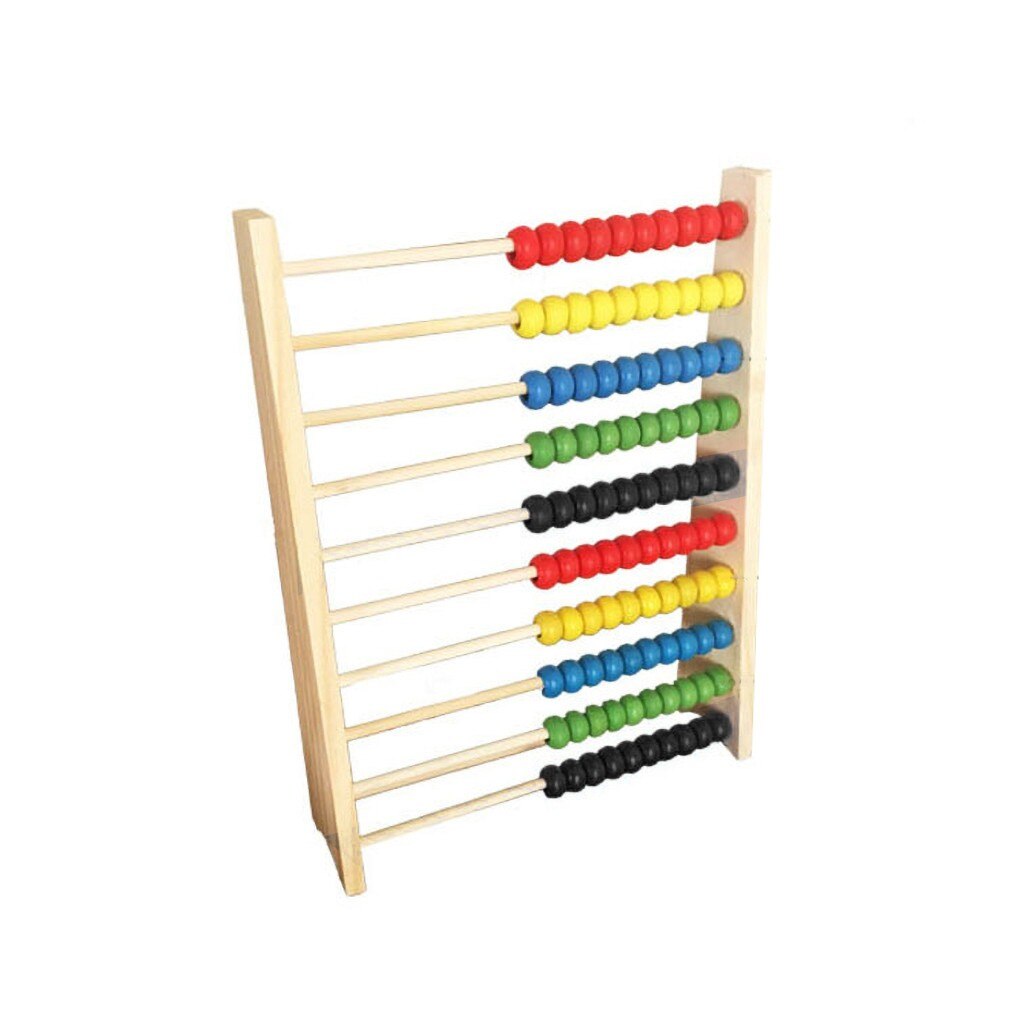 Kids Wooden Bead Abacus Counting Frame Educational... – Grandado