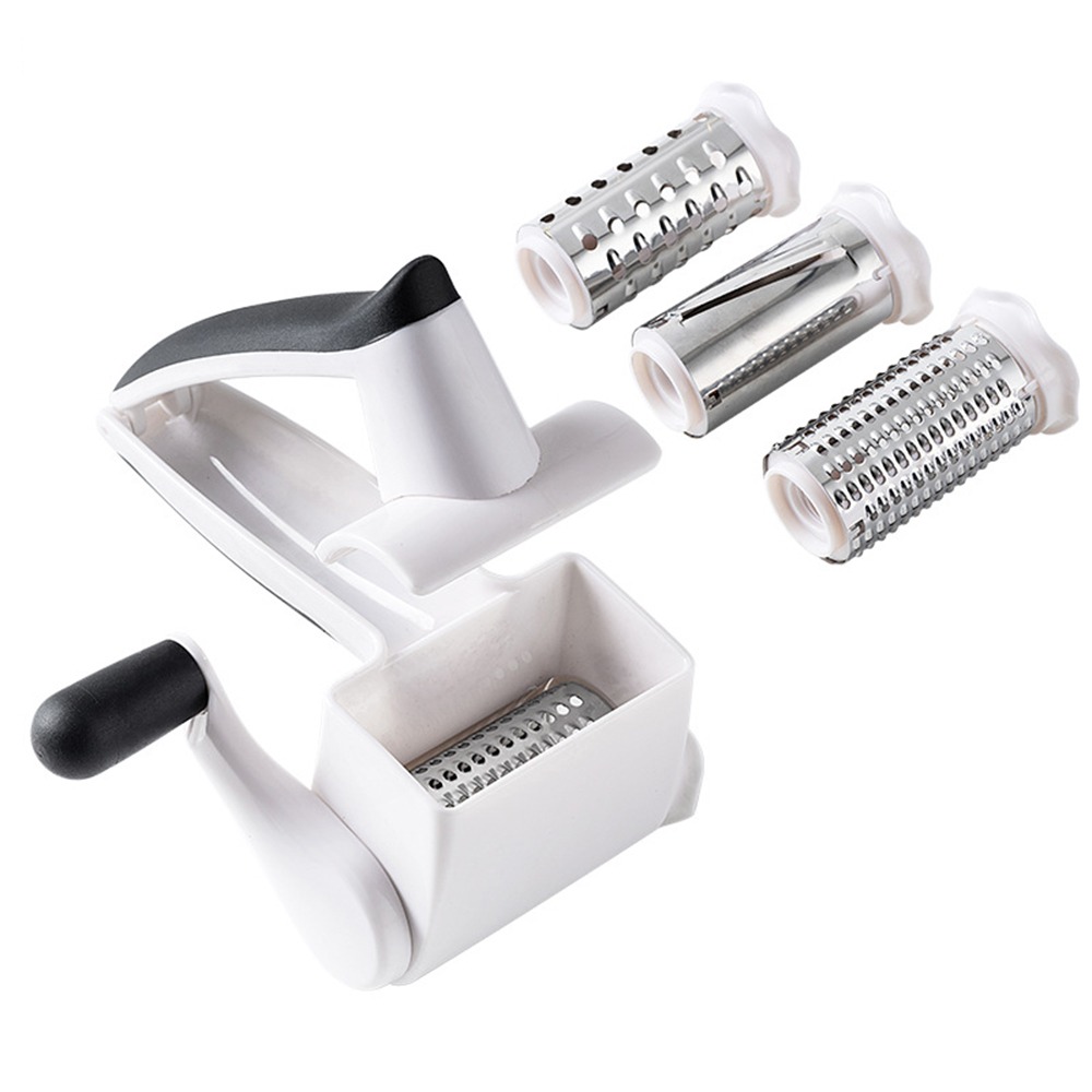 3-in-1 Hand-Cranked Cheese Grater Rotary Multi-fun... – Grandado