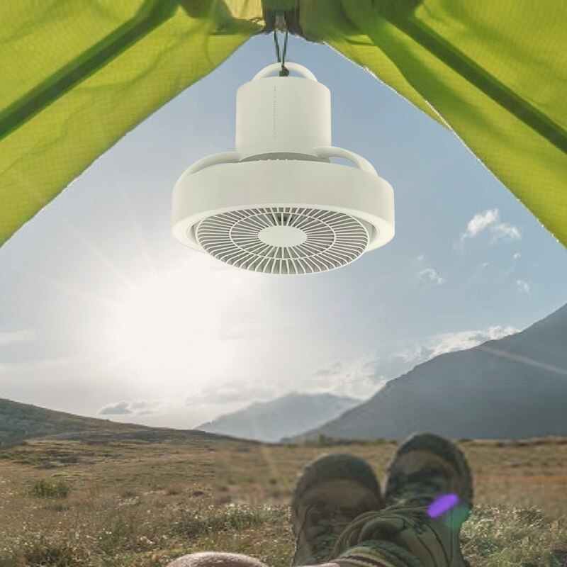 4000mAh USB Rechargeable Ceiling Fans Rotation 3-s... – Grandado