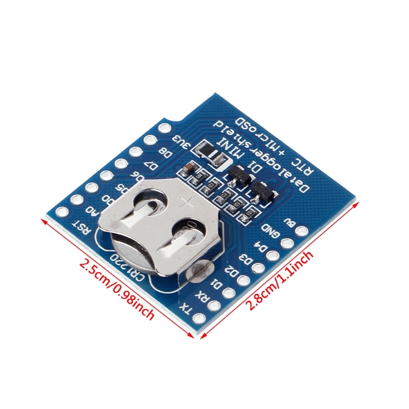 Micro SD Wemos D1 Mini Data Logger Shield+RTC DS13... – Grandado