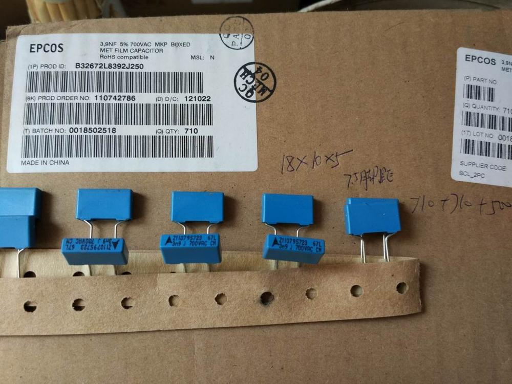 and original 50PCS B32672 392J 700VAC 3900P 3N9 Th... – Grandado