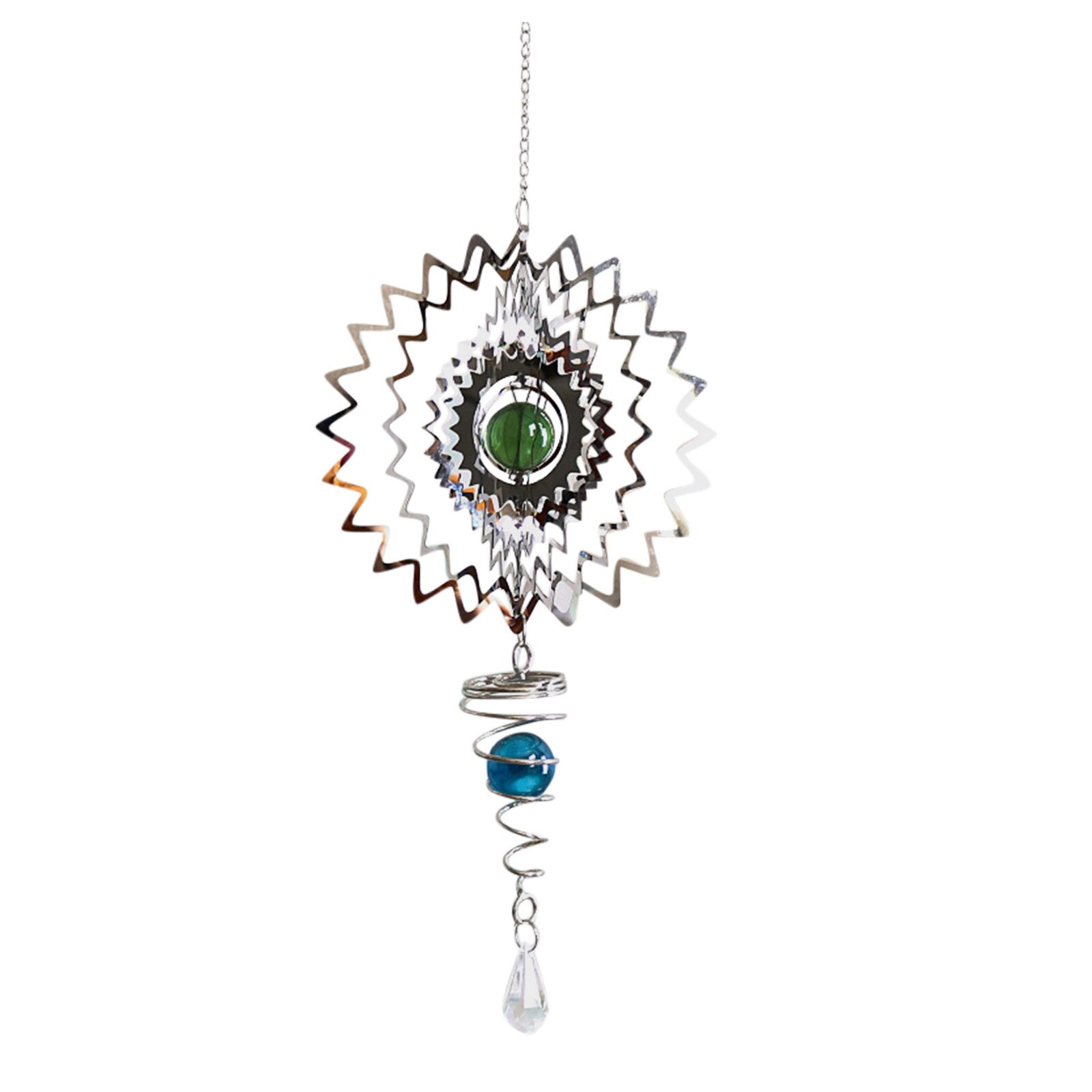 Garden Decorations Cool Rotating Wind Chimes, Crys... – Grandado