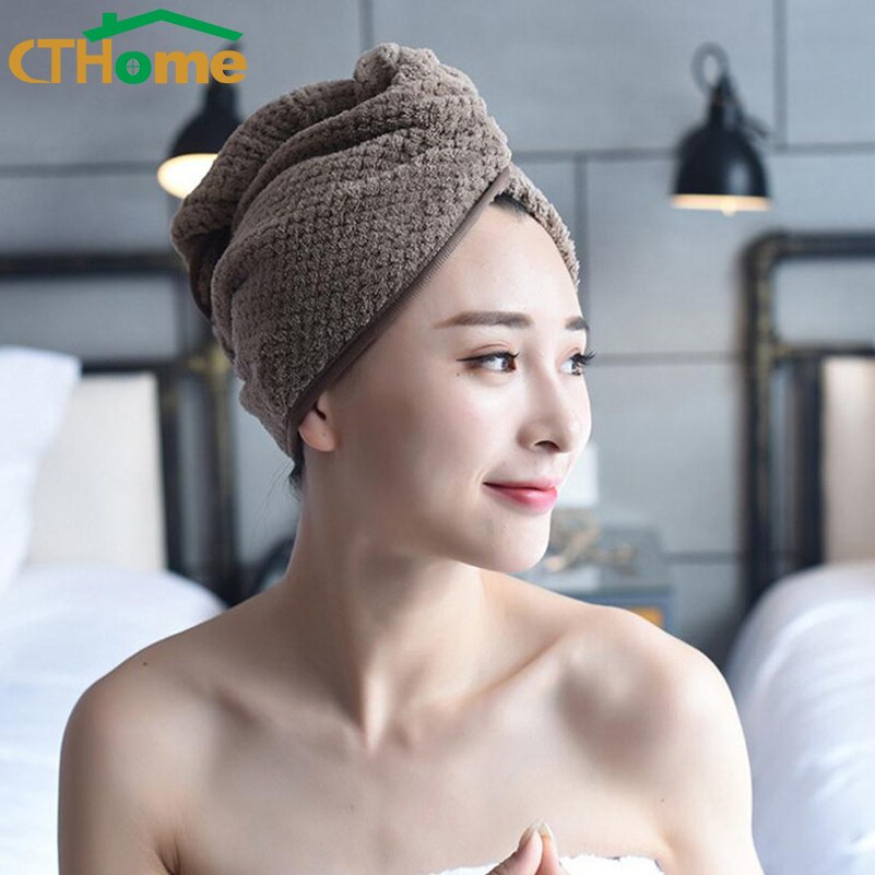 1 Pc Haar Drogen Handdoek Hat Microvezel Quick Dry... – Grandado