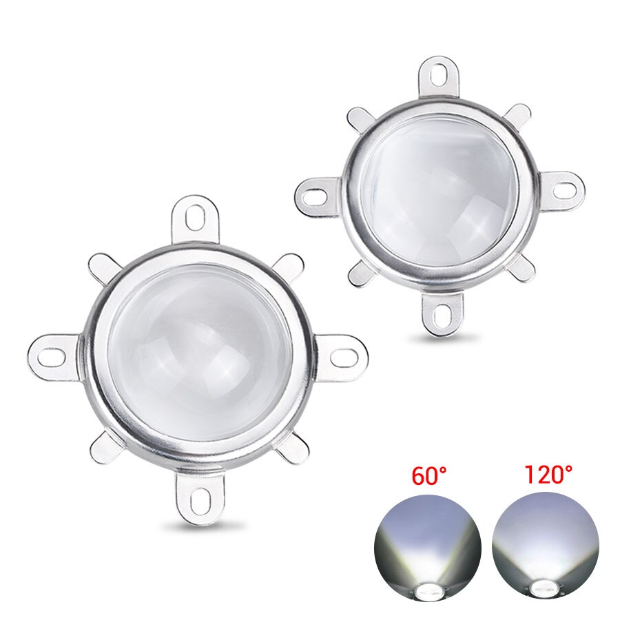 Led Lens 44Mm Glas 60 Graden 120 Graden Reflector ... – Grandado