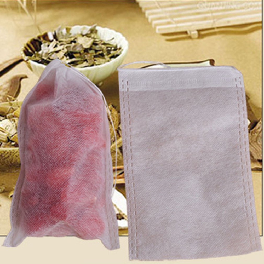 100Pcs Papier Lege Trekkoord Theezakjes Kruid Thee... – Grandado