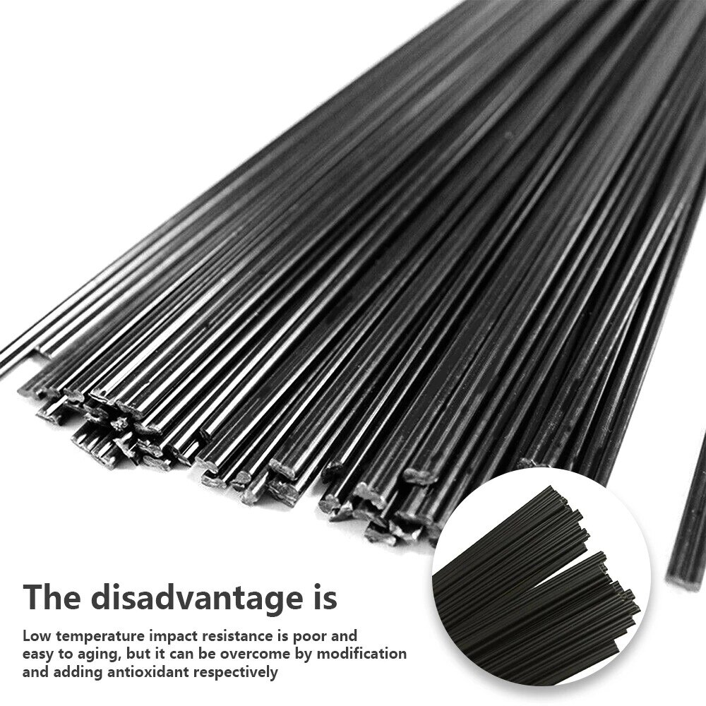 40pcs Black PP Welding Rods Black PP PP Rod For We... – Grandado