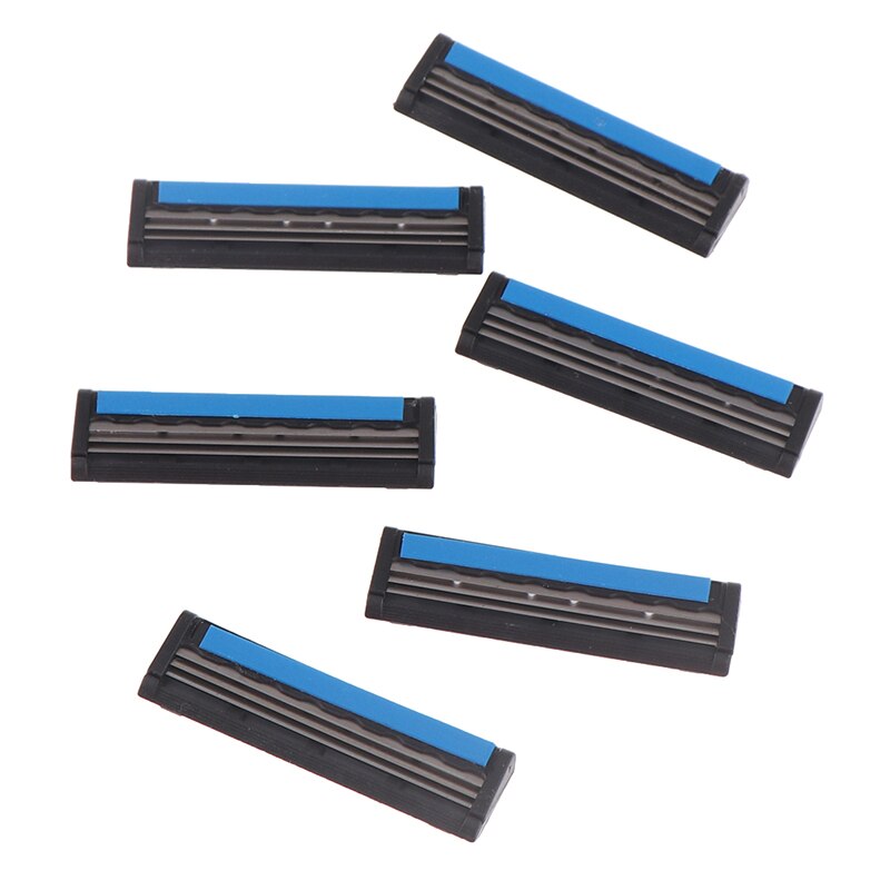 6pcs/lot 3 Layers Razor Blades Men Safety Handle S... – Grandado