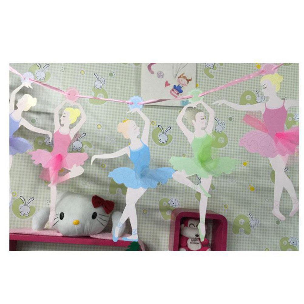 Paper Garland Girl Hanging Banner Ballet Dancer Bu... – Grandado