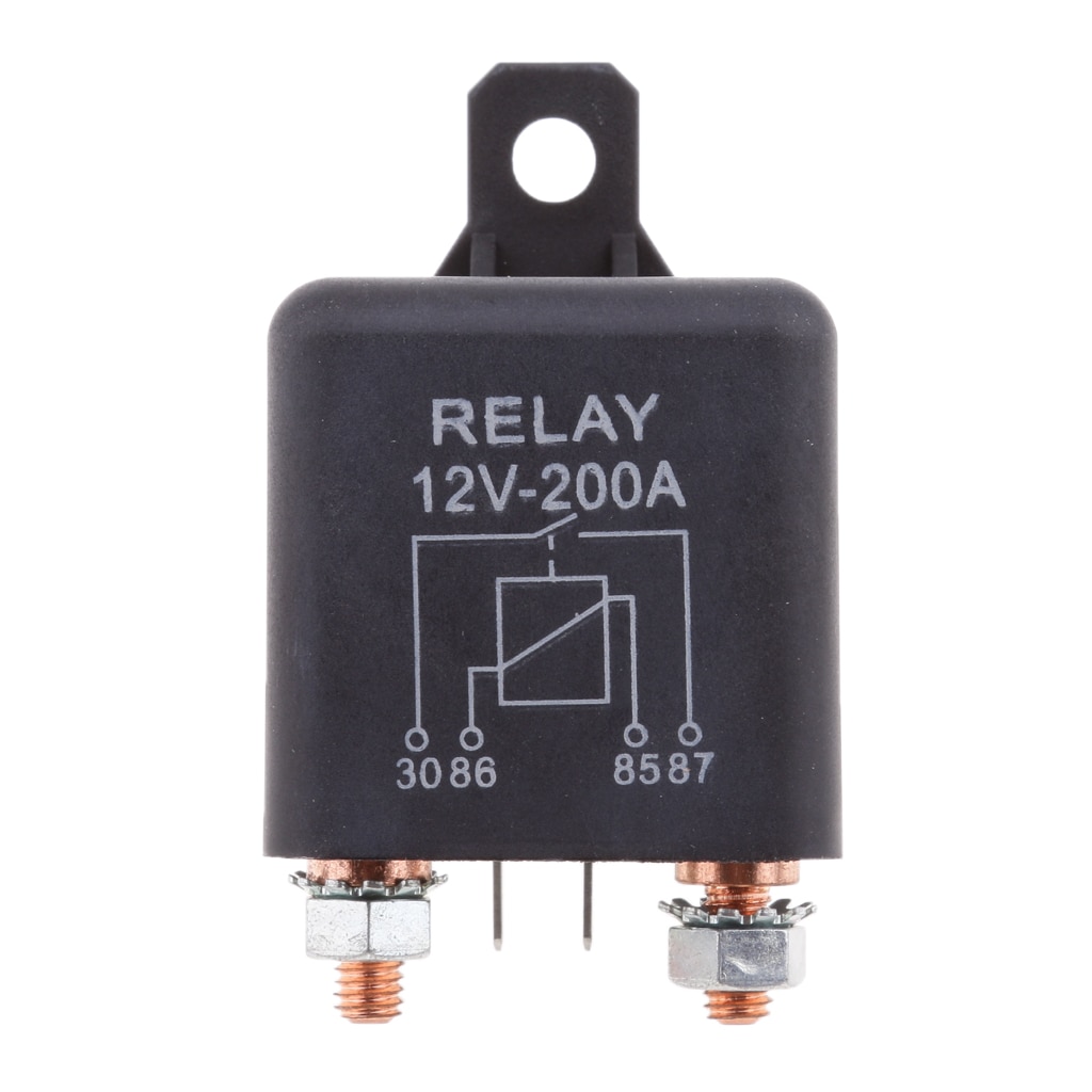 Relais 4 PIN 12v 200a Normaal Open Mini 200 Amp AU... – Vicedeal